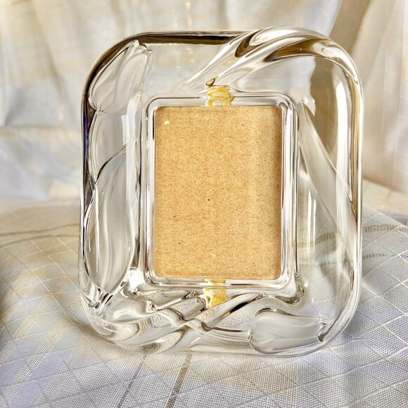 Mikasa | Accents | Mikasa Vintage Crystal Photo Frame Vintage Floral ...